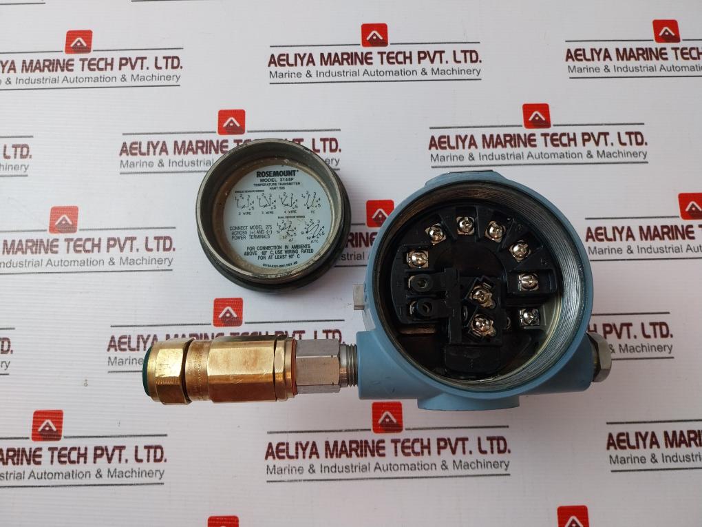 Rosemount 3144P D2A1E1Xam5T1C204 Temperature Transmitter 12.0-42.4 Vdc ...