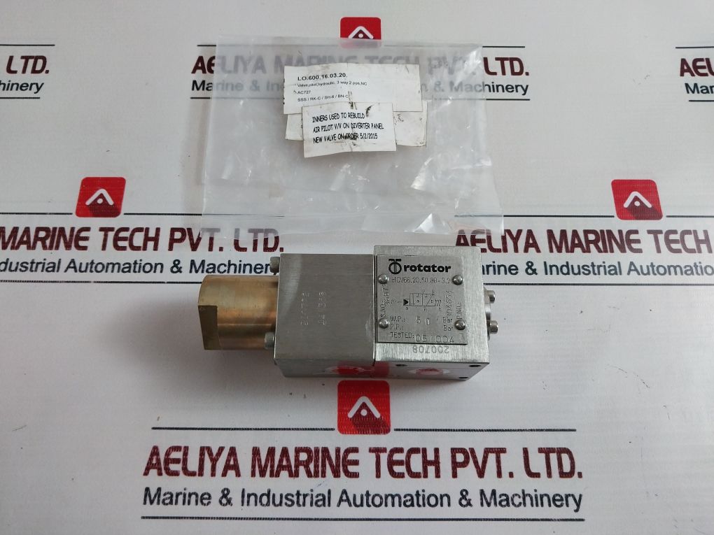 Rotator Hcv66.20.50.00-3.2 Hydraulic Pilot Valve 50 Bar – Aeliya Marine ...