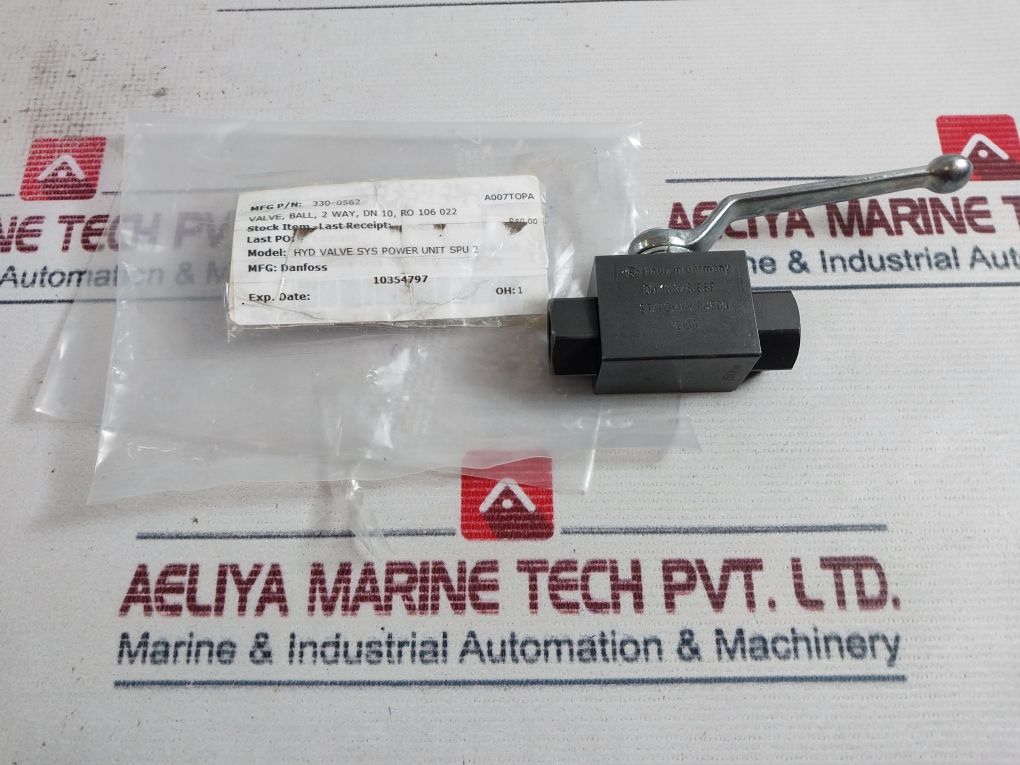 Rotelmann St/Pom/N 2 Way Hand Ball Valve – Aeliya Marine Tech