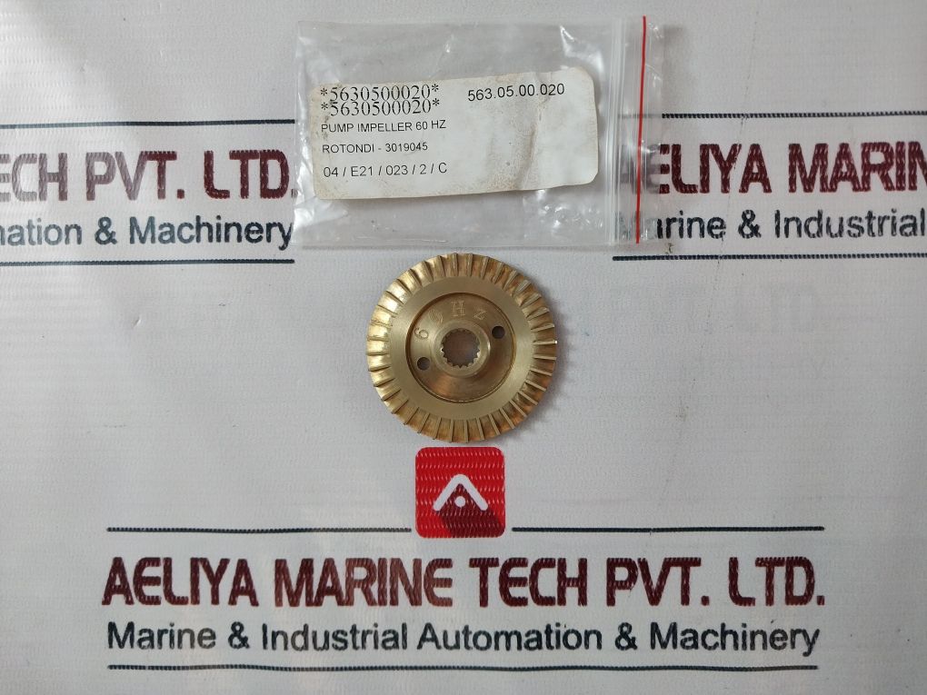 Rotondi Pump Impeller 60 Hz – Aeliya Marine Tech
