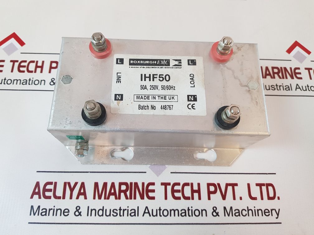 Roxburgh Emc Ihf50 Flange Mount Rfi Filter – Aeliya Marine Tech