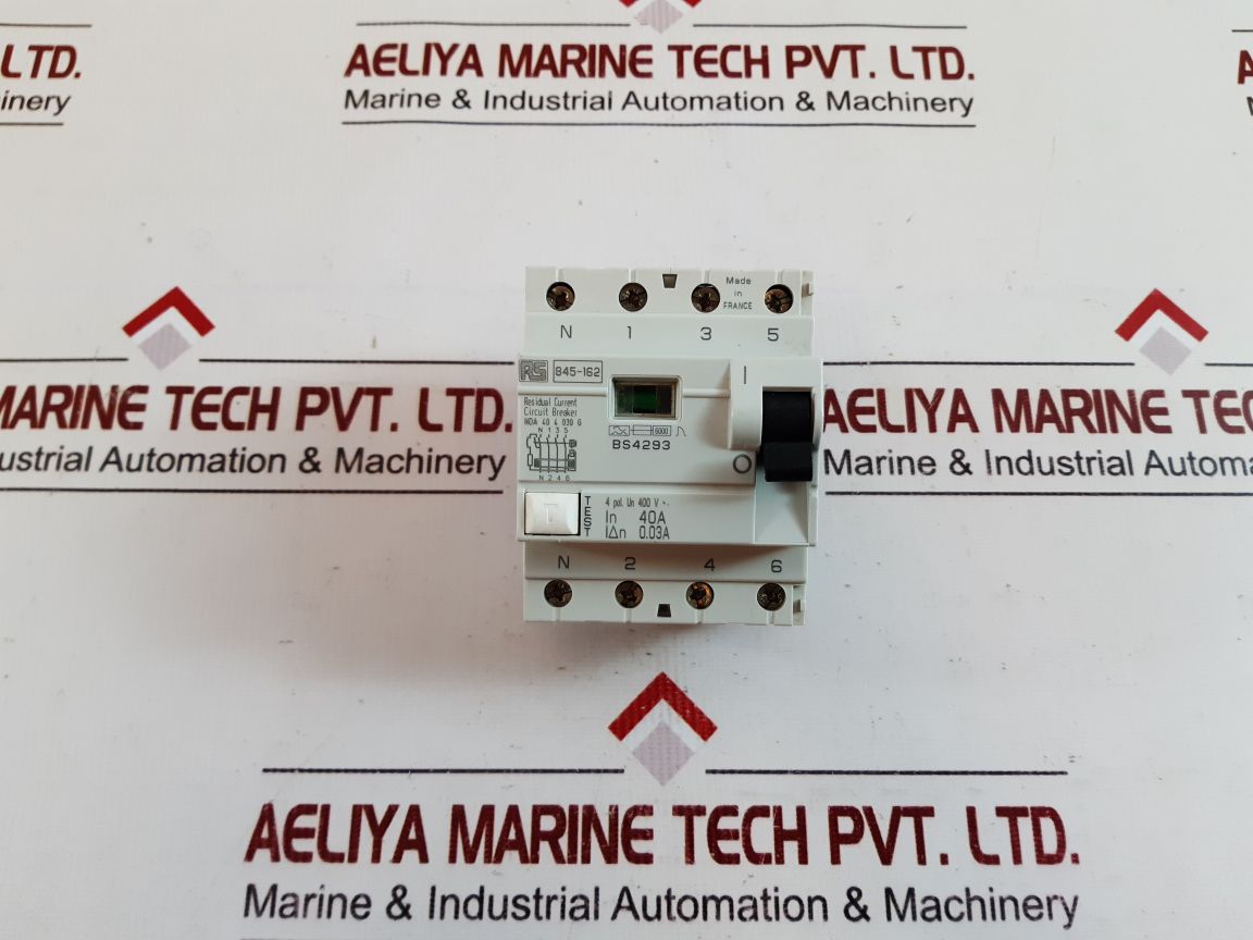 Rs 845-162 residual current circuit breaker – Aeliya Marine Tech