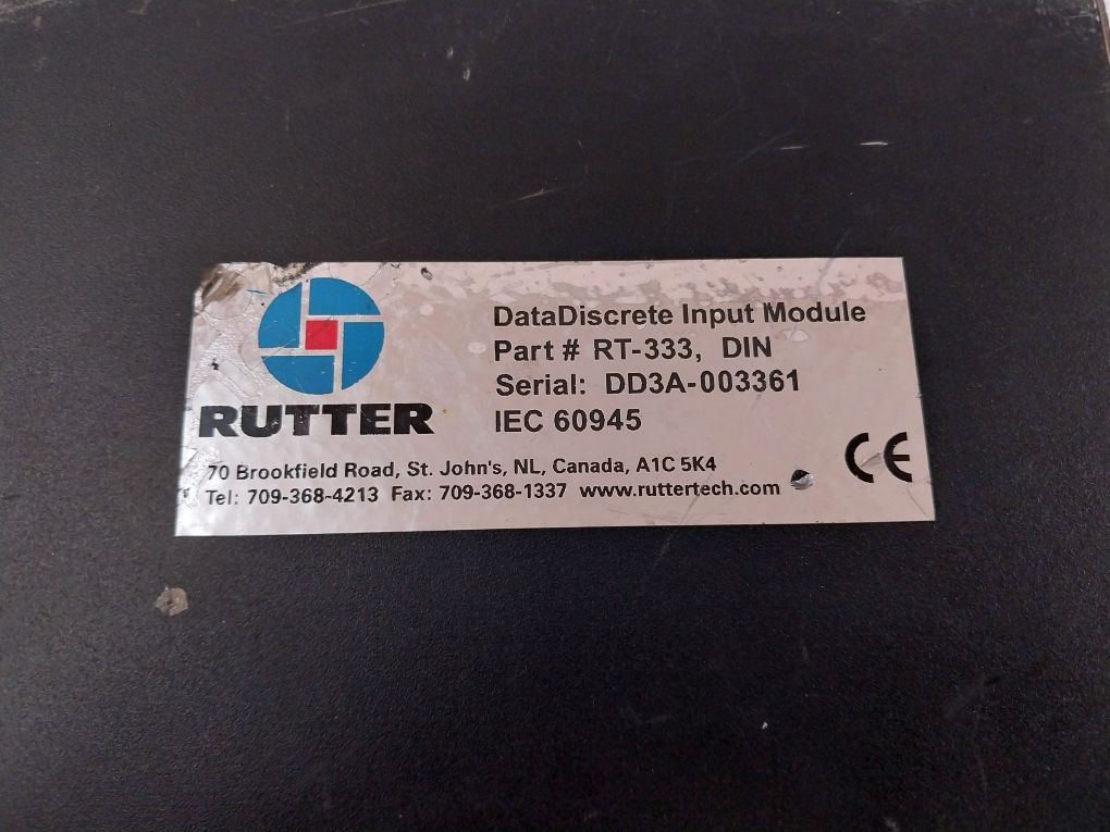 Rutter Rt-333 Data Discrete Input Module – Aeliya Marine Tech