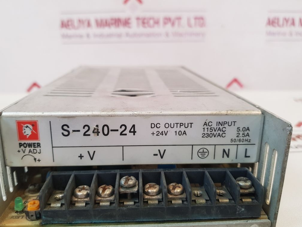 Meanwell S-240-24 Power Supply – Aeliya Marine Tech