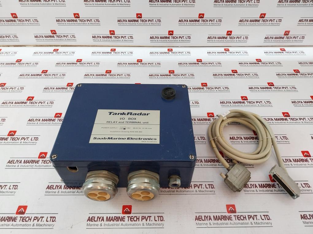 Saab Marine 924005504 C Tank Radar I/O Box Relay And Terminal Unit ...