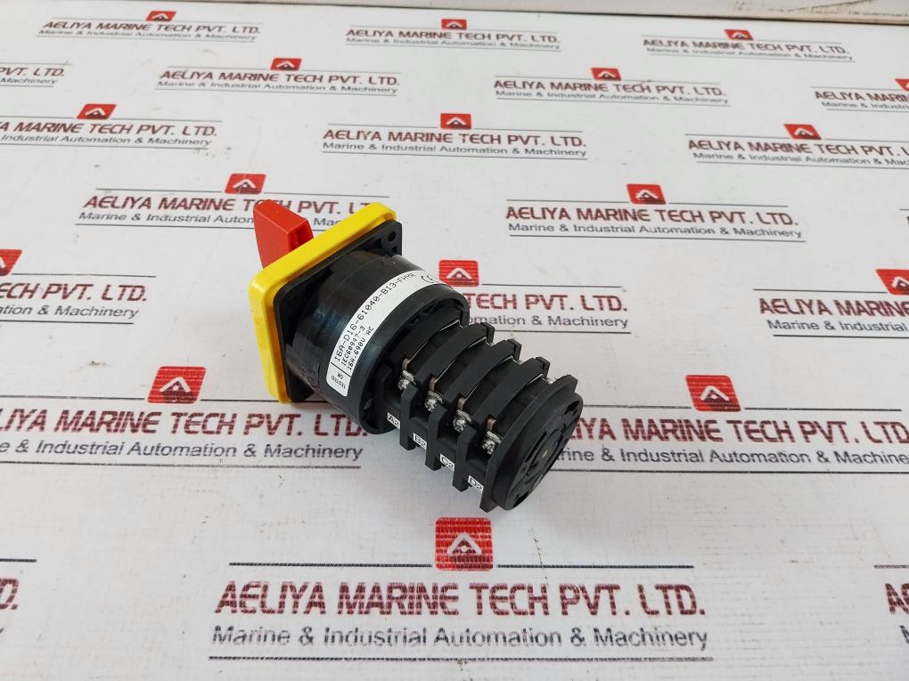 Salzer 16A-d16-61040-b13-fhyr Cam Operated Rotary Switch 16A, 690V Ac ...