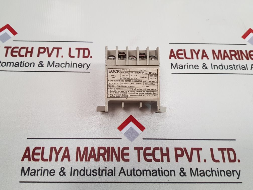 Samwha Eocr Ss-60 Electronic Over Current Relay – Aeliya Marine Tech
