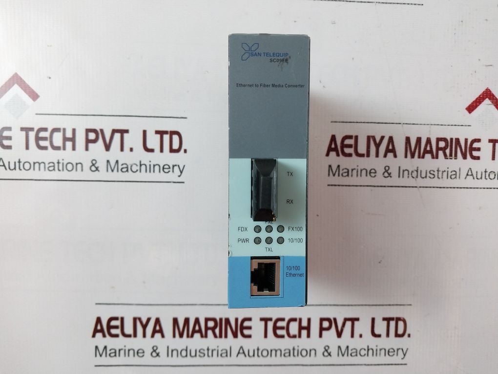 San Telequip Sc09Fe Ethernet To Fiber Media Converter – Aeliya Marine Tech®