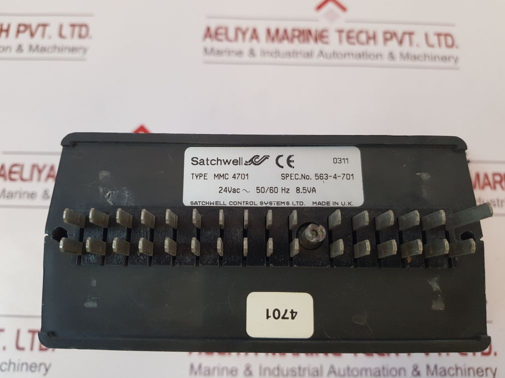 Satchwell Mmc 4701 Keyboard Controller Control Panel 24Vac~ 50/60Hz 8 ...