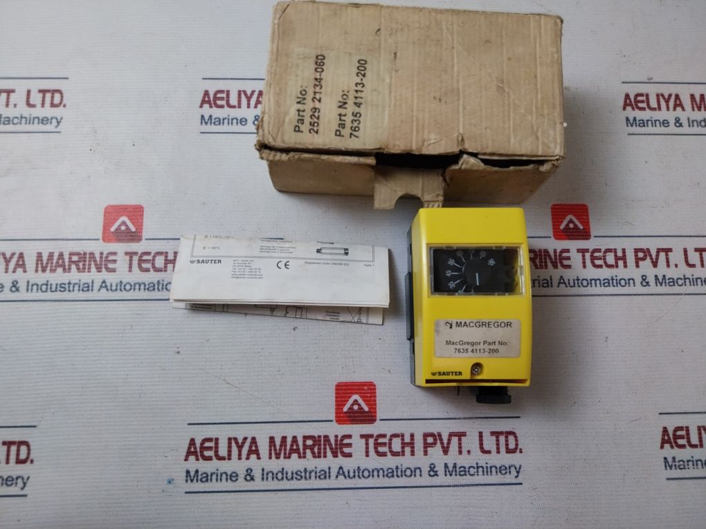 Sauter Rak582.4K001 Thermostat Ip54 – Aeliya Marine Tech