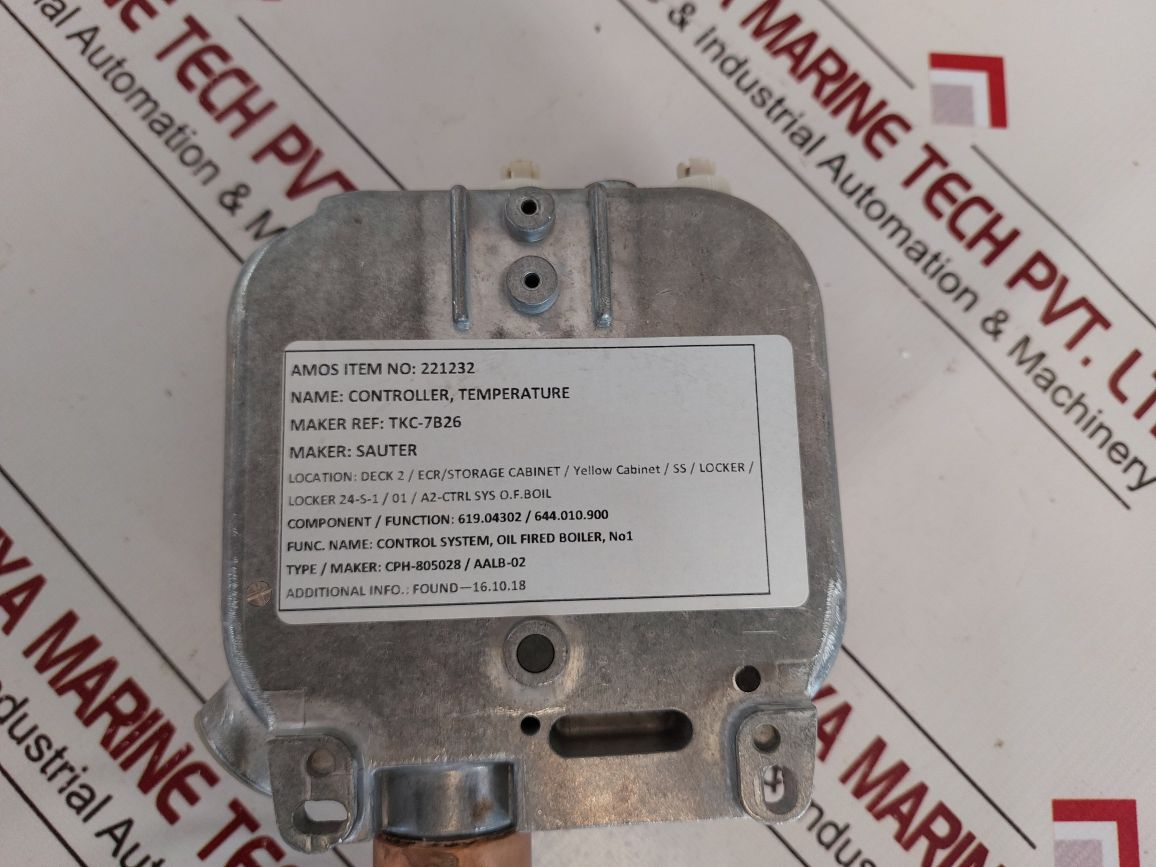 Sauter Tkc 7B 26 F001 Pressure Switch – Aeliya Marine Tech