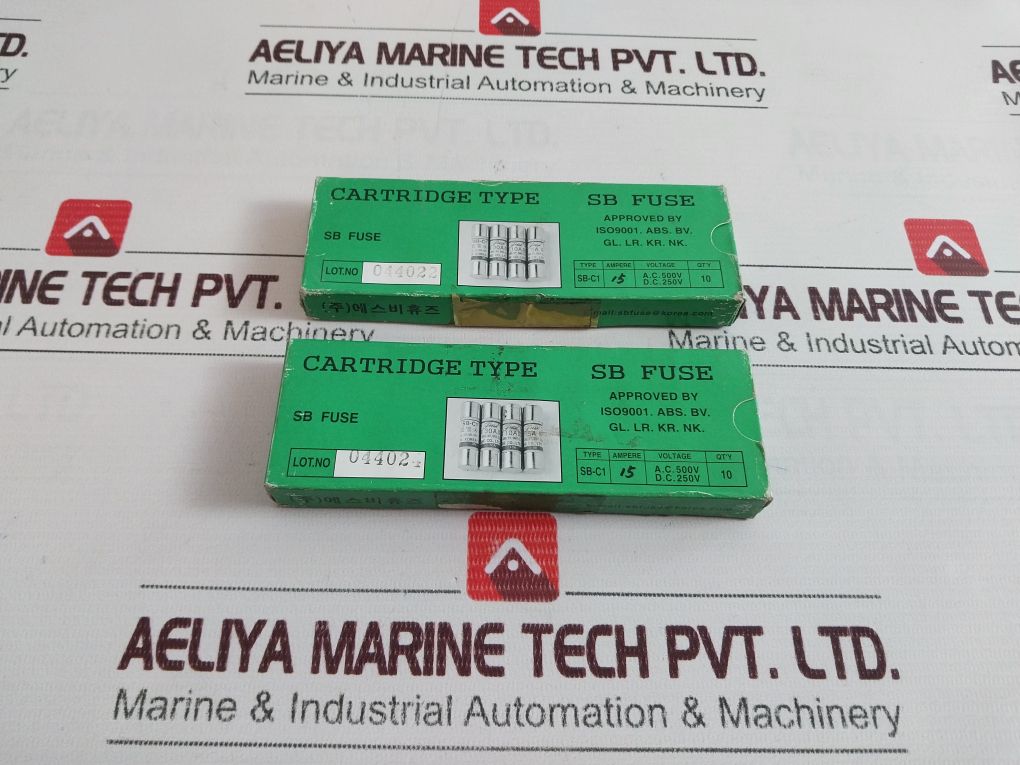 Lot Of 9X Sb Fuse Sb-c1 Ac 500V Dc 250V 15A – Aeliya Marine Tech