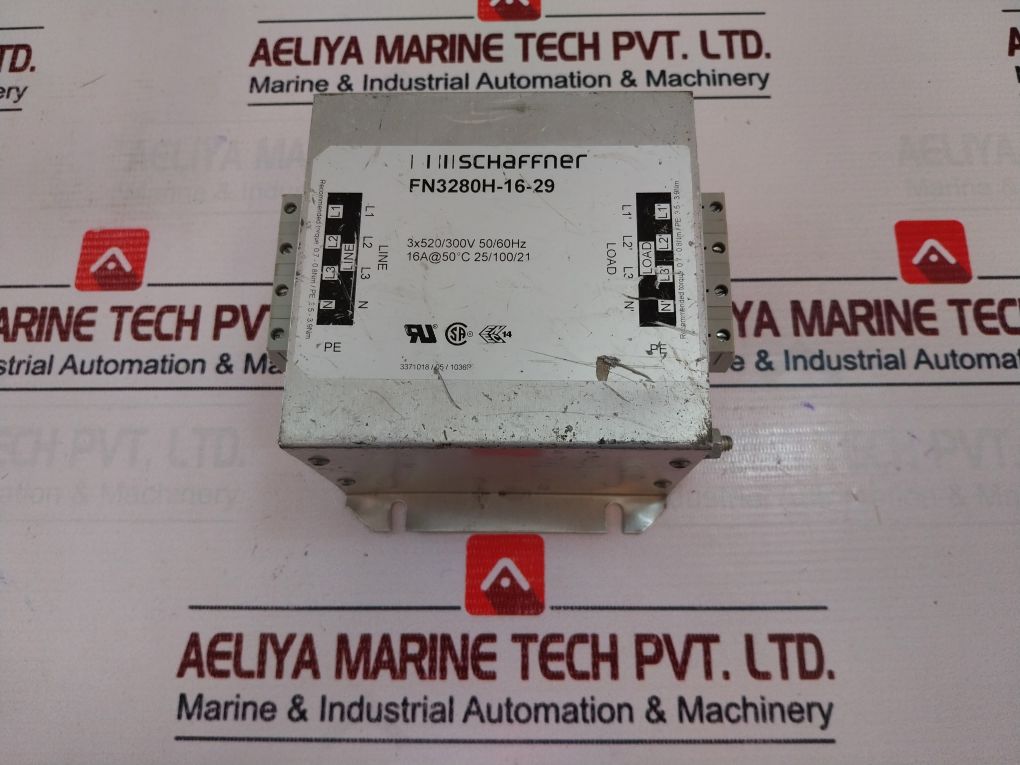Schaffner Fn3280H-16 -29 Power Line Filter 3-phase – Aeliya Marine Tech
