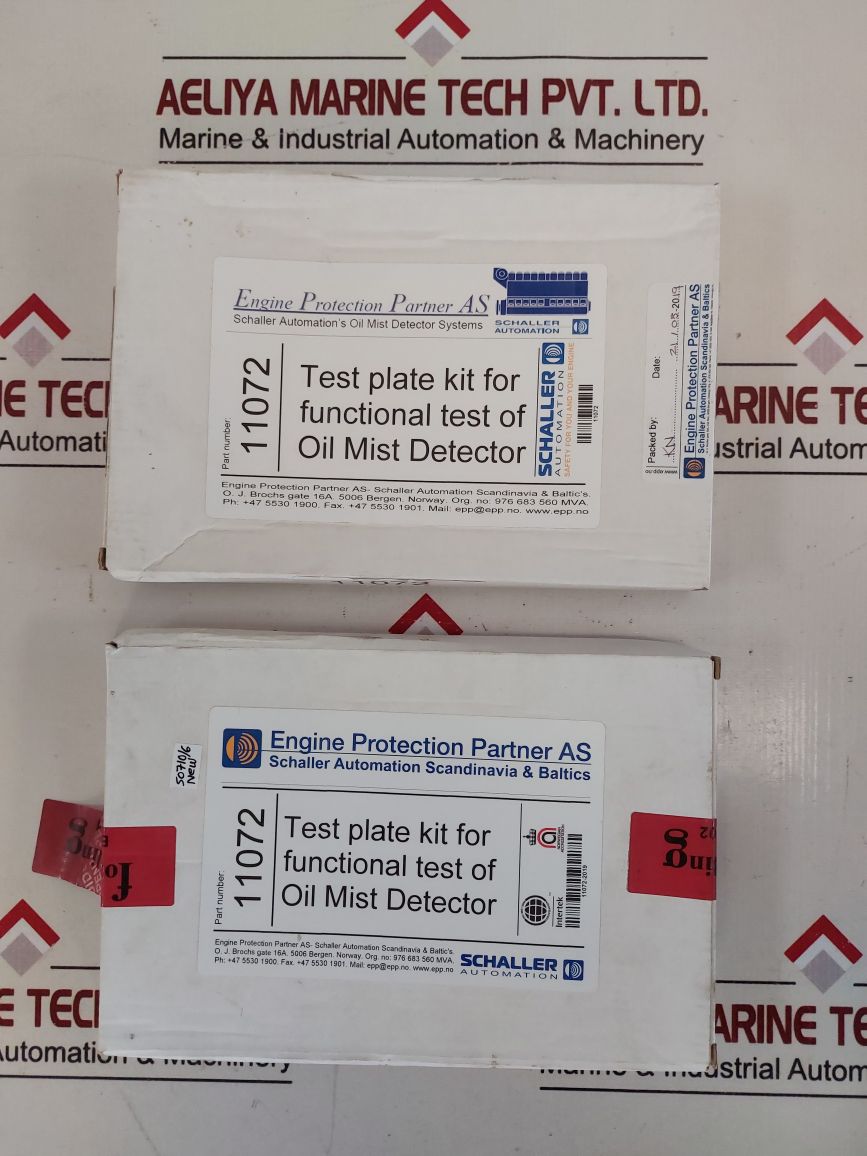 Schaller Automation 11072 Visatron Test Plate Kit – Aeliya Marine Tech