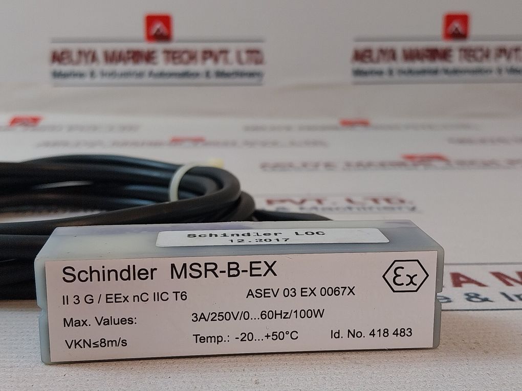 Schindler Msr-b-ex Bistable Magnetic Switch With Cable – Aeliya Marine Tech