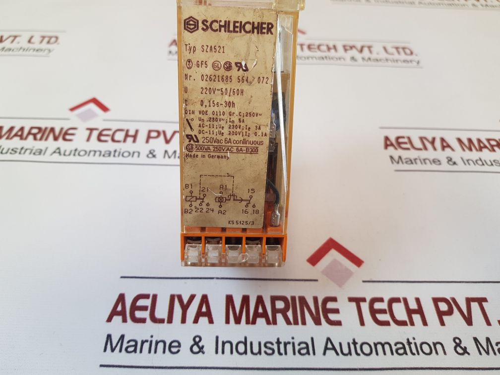 Schleicher Sza521 Timer Relay – Aeliya Marine Tech