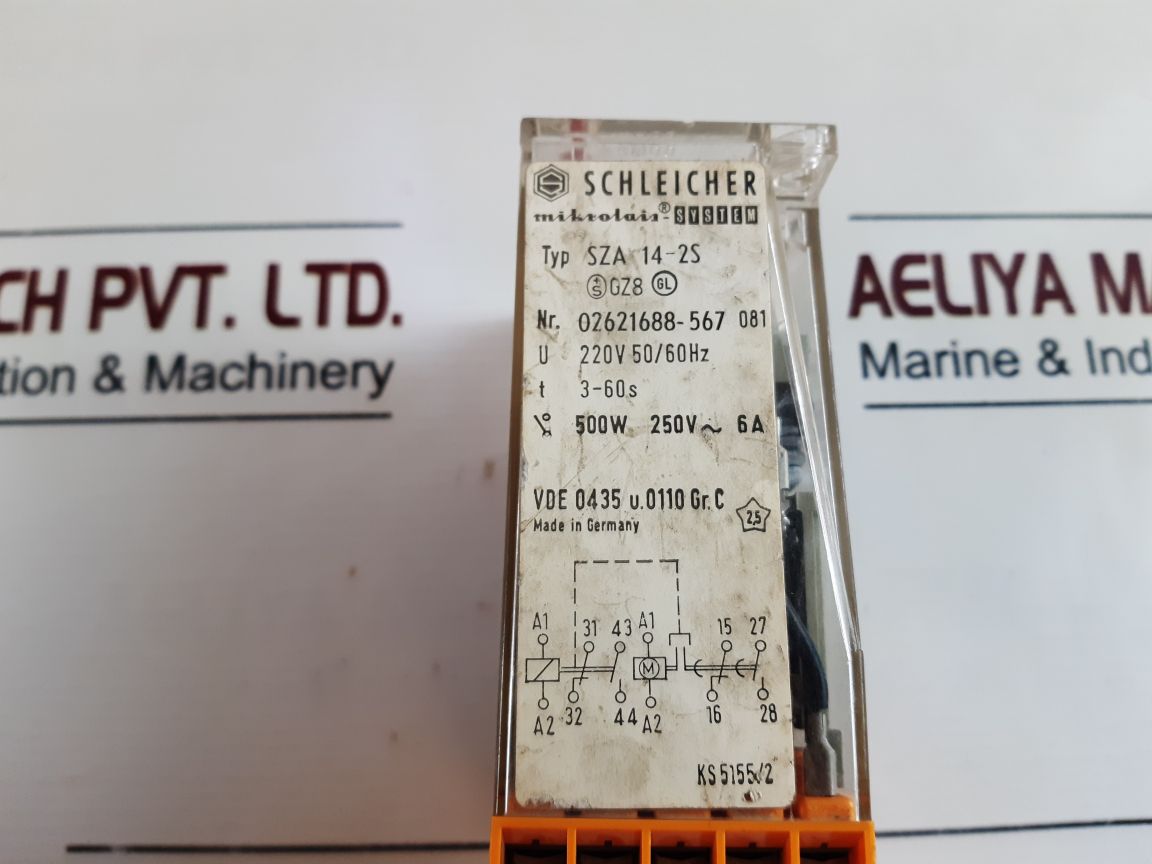 Schleicher Sza 14-2S Time Relay – Aeliya Marine Tech