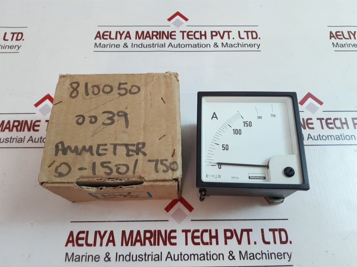 Schlumberger 0-150/750 Ammeter – Aeliya Marine Tech