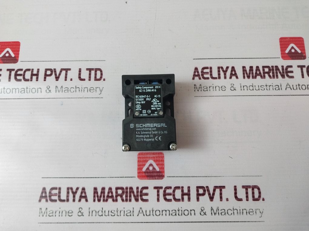 Schmersal Az 15 Zvrk-m16 Interlock Safety Switch 553.89.05.220, 500V ...