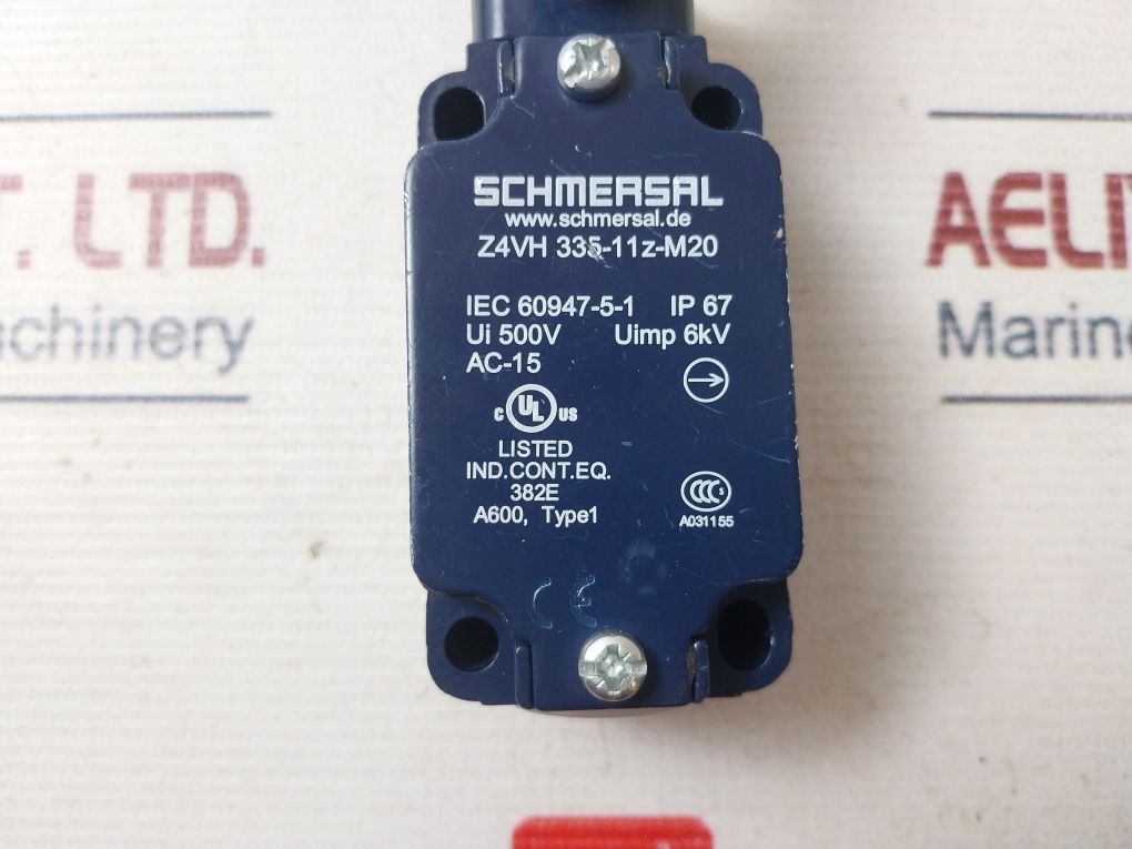 Schmersal Z4Vh 335-11Z-m20 Limit Switch – Aeliya Marine Tech