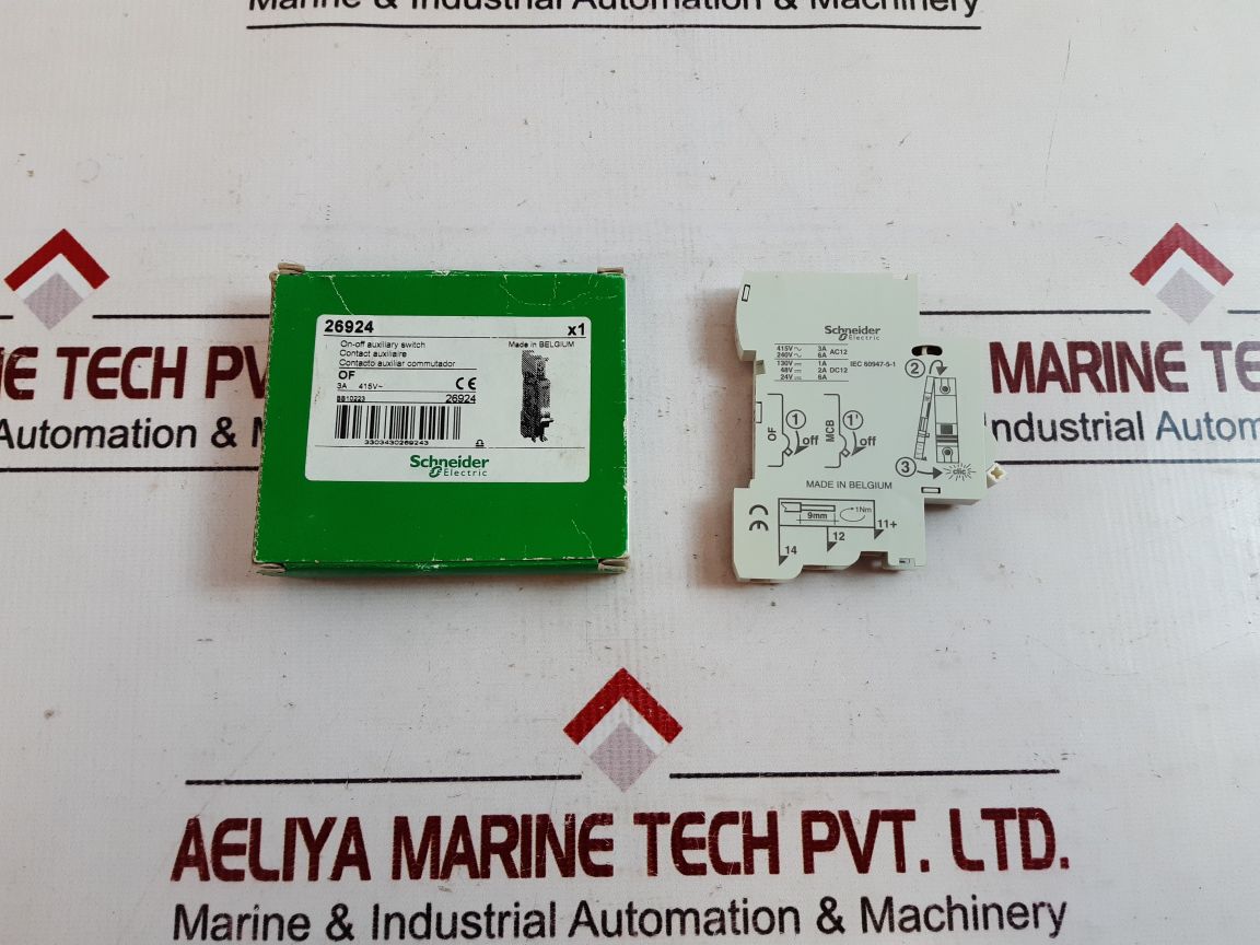 Schneider Electric 26924 Auxiliary Switch – Aeliya Marine Tech