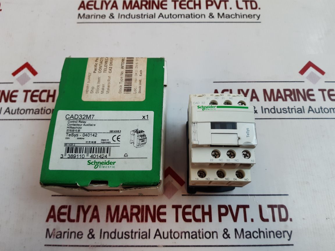 Schneider Electric Cad32M7 Control Relay – Aeliya Marine Tech