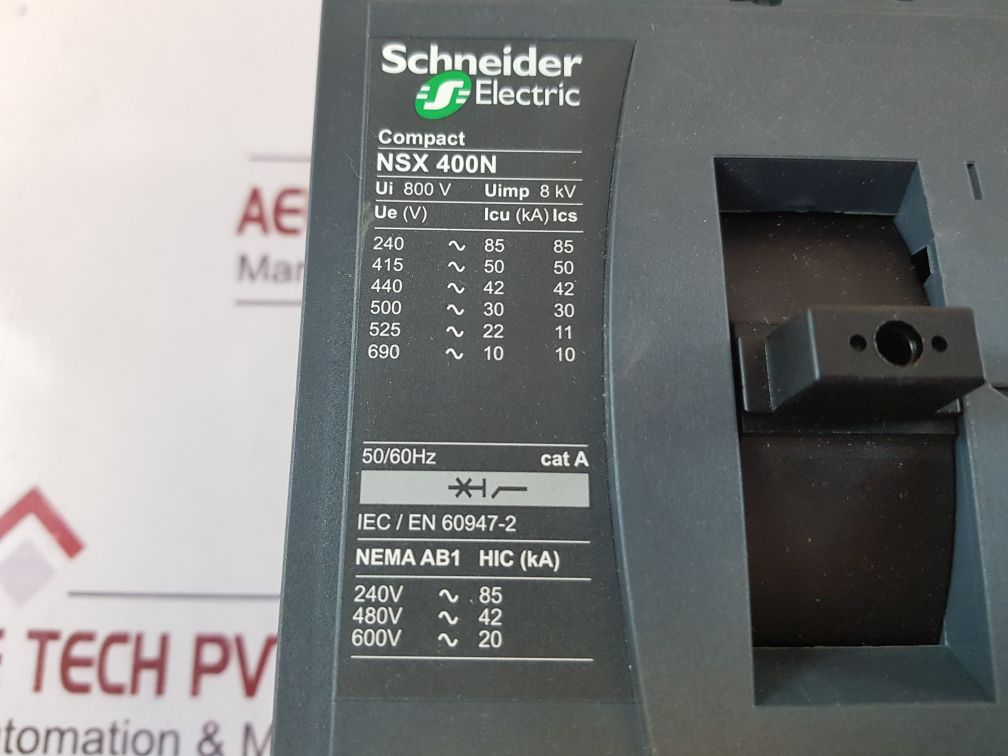 Schneider Electric Compact Nsx 400N Circuit Breaker – Aeliya Marine Tech