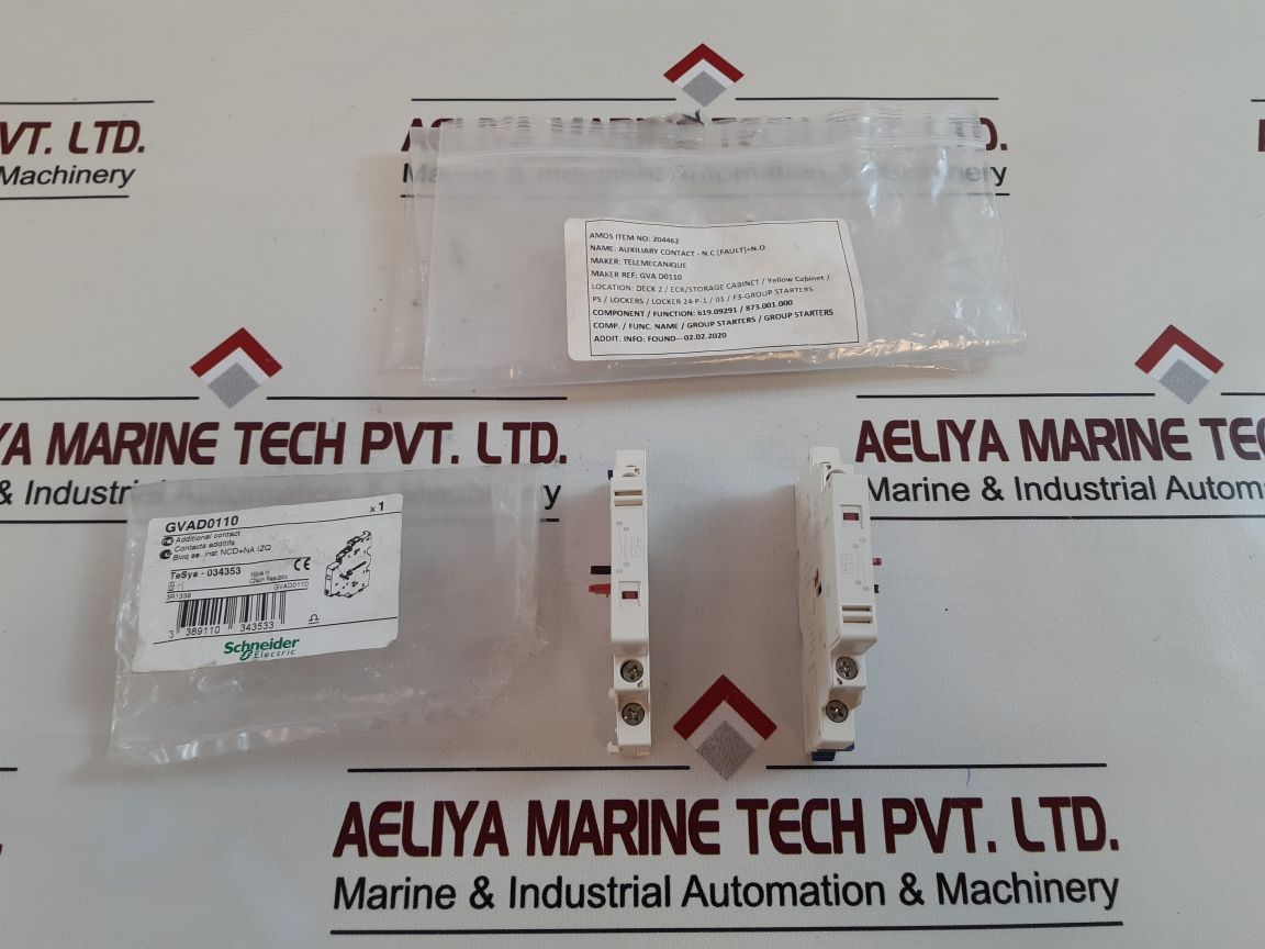 Schneider Electric Gvad0110 Auxiliary Contact – Aeliya Marine Tech