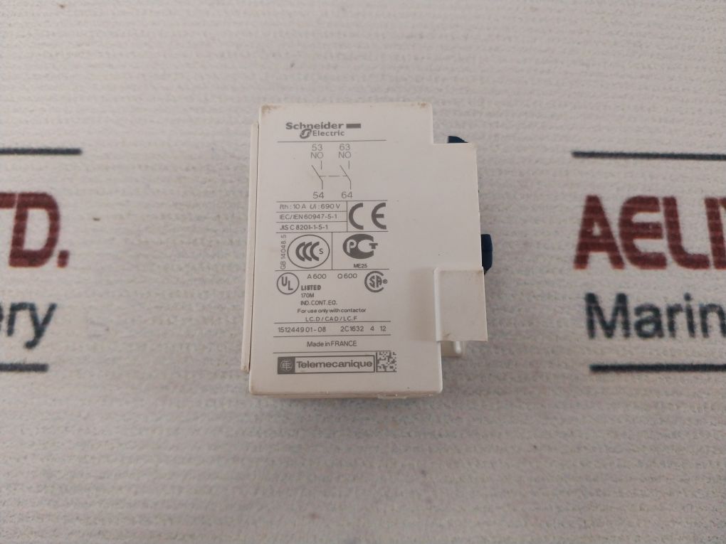 Schneider Electric Ladn20 Auxiliary Contact Block – Aeliya Marine Tech
