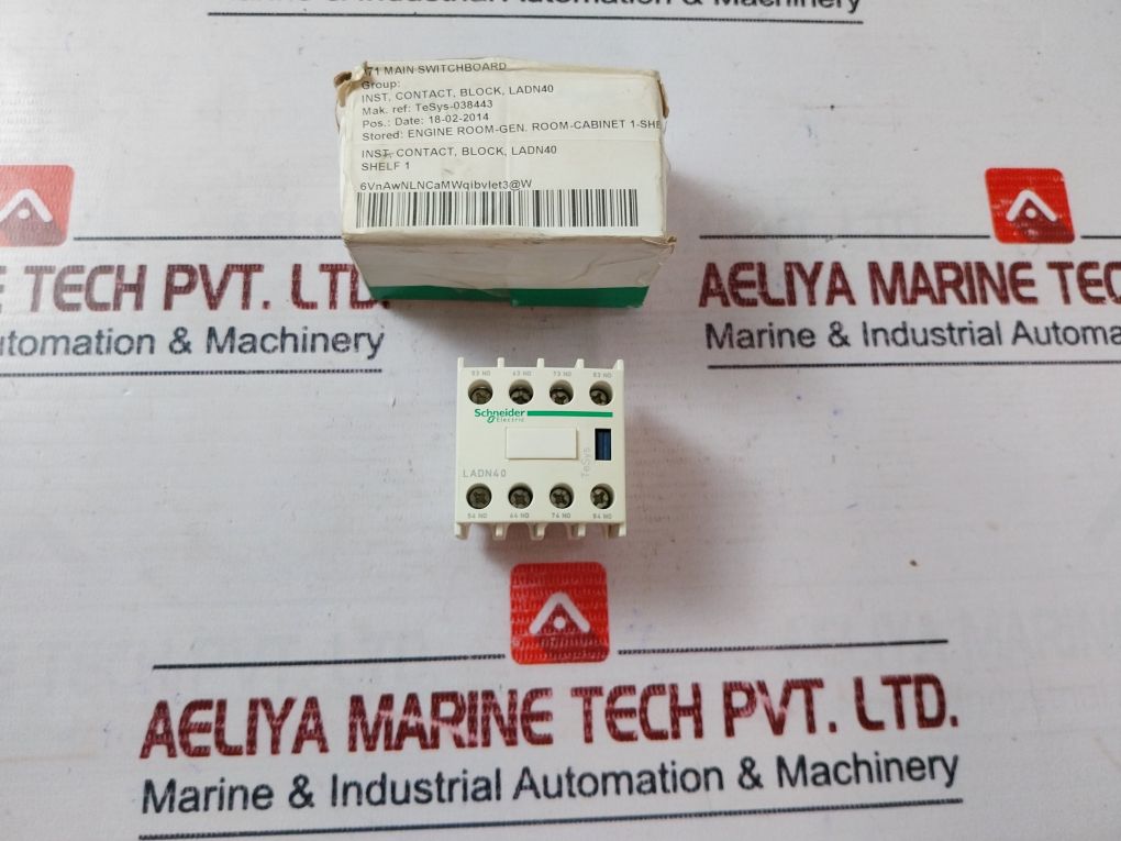 Schneider Electric Ladn40 Auxiliary Contact Block – Aeliya Marine Tech