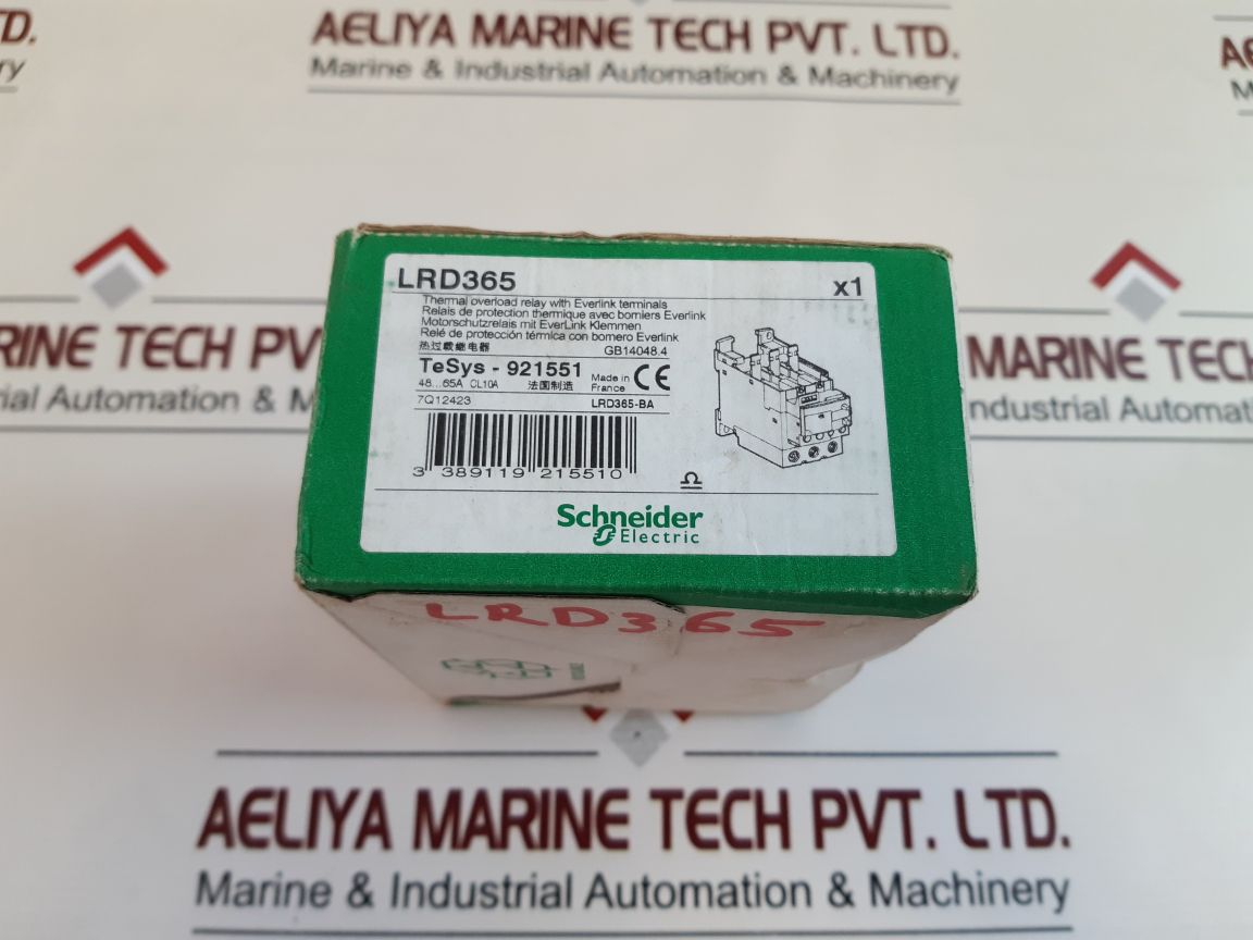 Schneider Electric Lrd365 Thermal Overload Relay – Aeliya Marine Tech