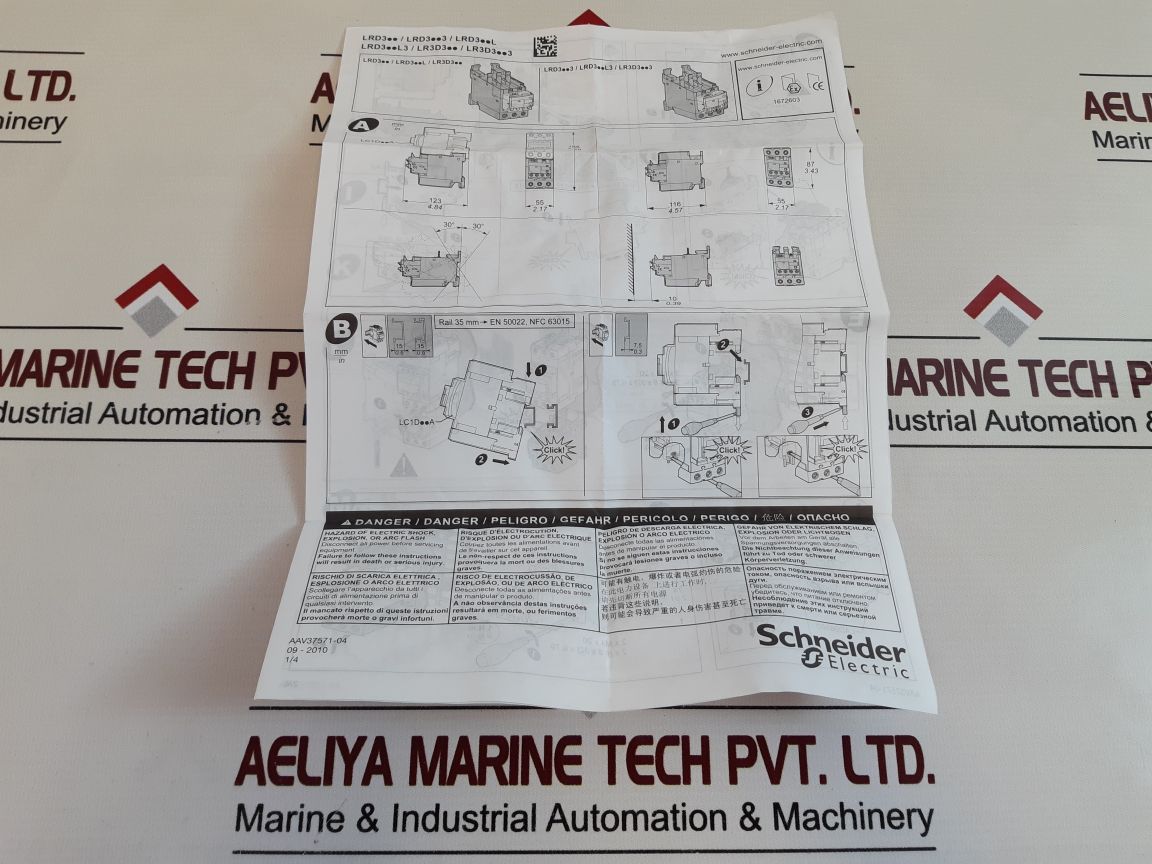 Schneider Electric Lrd365 Thermal Overload Relay – Aeliya Marine Tech