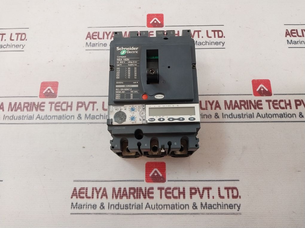 Schneider Electric Nsx 160N Circuit Breaker – Aeliya Marine Tech