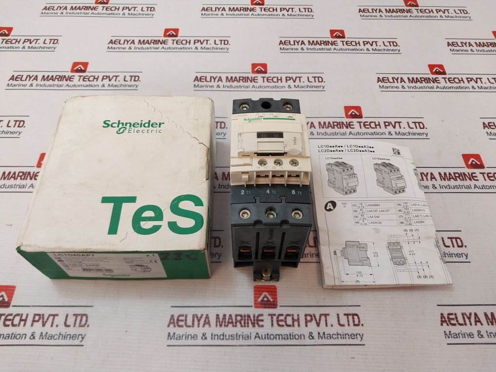 Schneider Electric Tesys Lc1D40Ap7 Contactor 3-pole 230V 50/60Hz ...