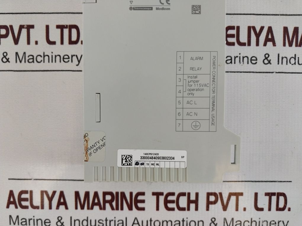 Schneider Electric 140Cps12420 Modicon Power Supply Module 230V ...