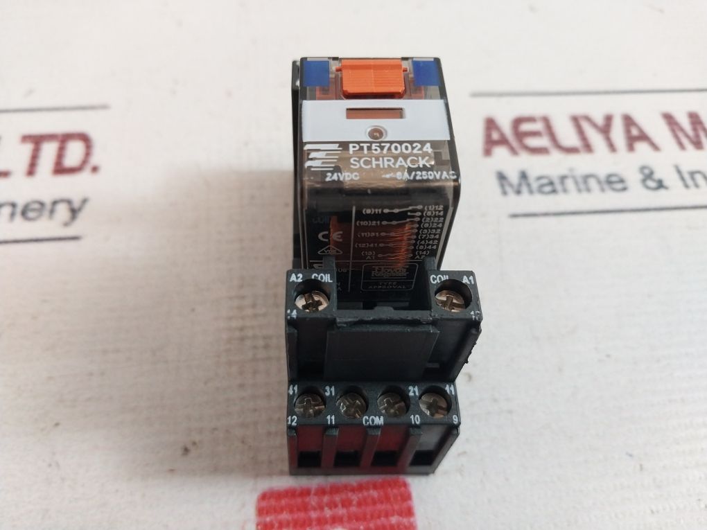 Schrack Pt570024 Relay With Pt78704 Socket – Aeliya Marine Tech