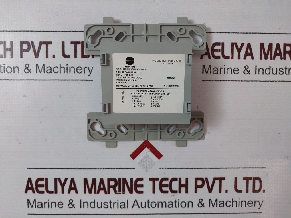 Secutron Mri-m500S Supervised Control Module Set – Aeliya Marine Tech