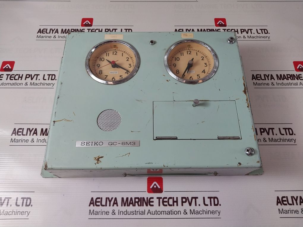Seikosha Qc-6M3 Quartz Crystal Master Clock – Aeliya Marine Tech