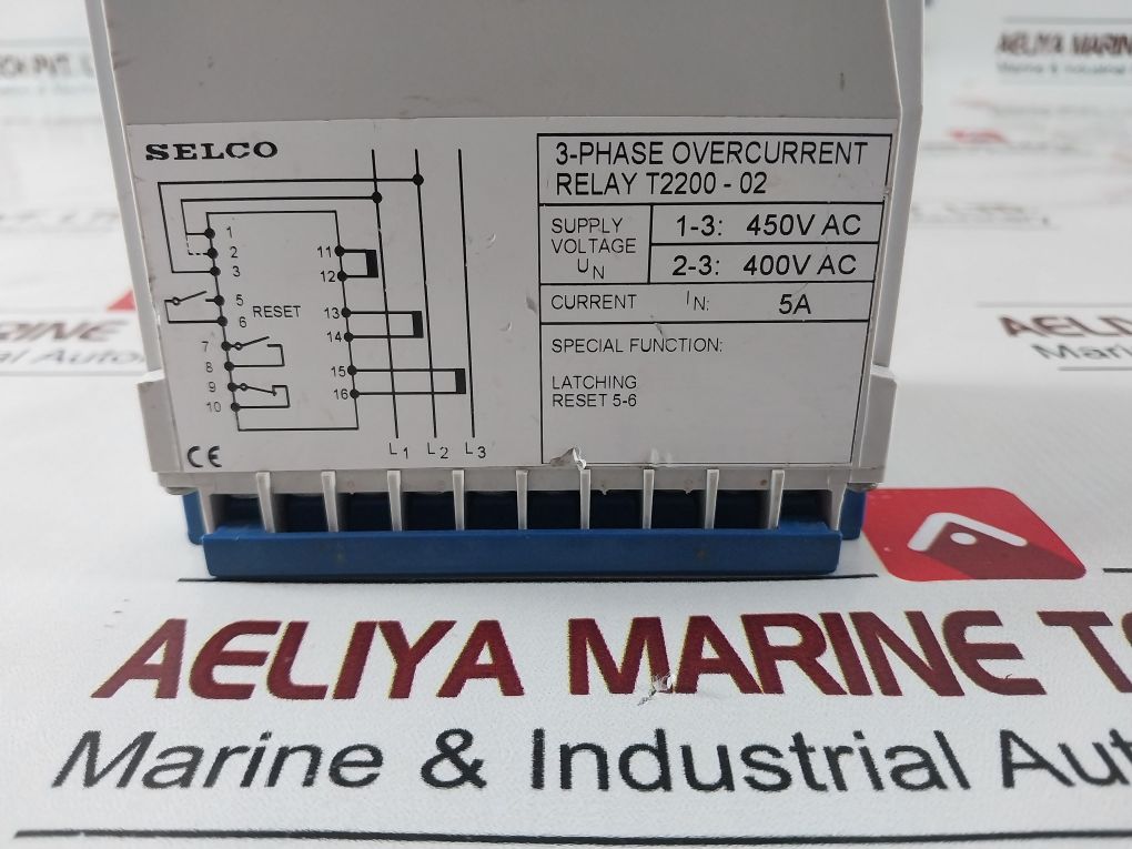 Selco T2200-02 3-phase Over-current Relay – Aeliya Marine Tech