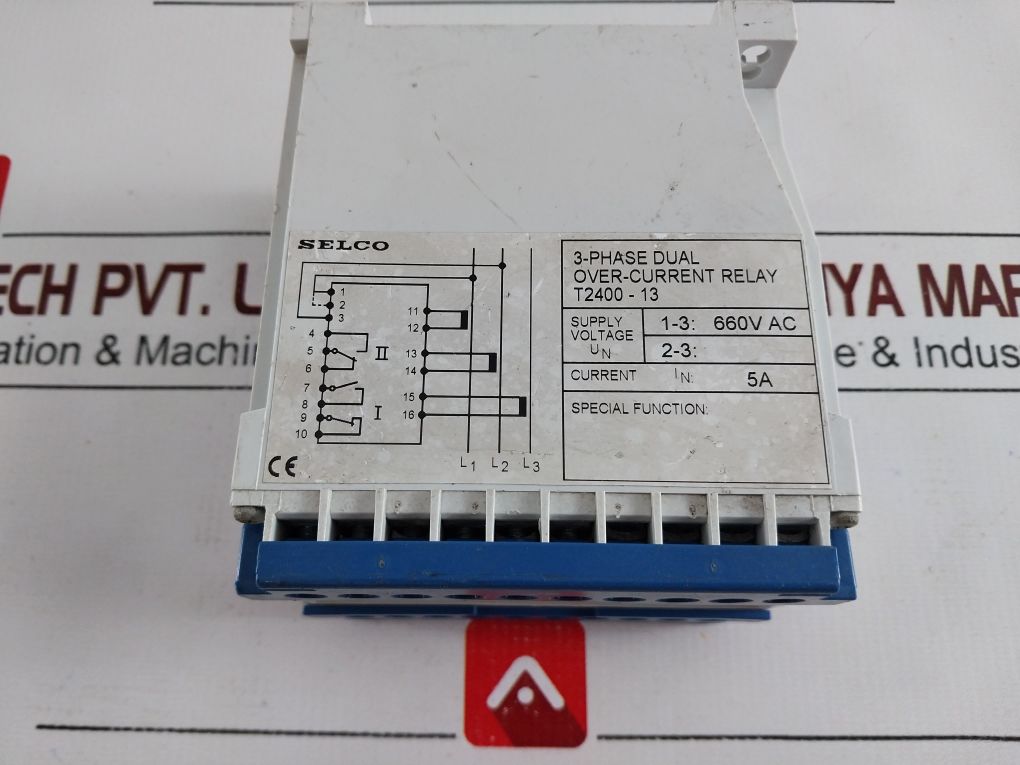 Selco T2400-13 3-phase Dual Over-current Relay – Aeliya Marine Tech