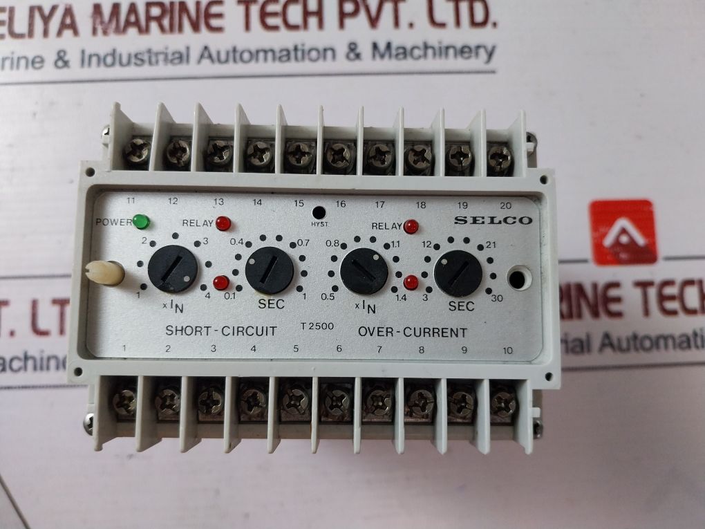 Selco T2500-08 3-phase Short Circuit Over Current Relay – Aeliya Marine ...