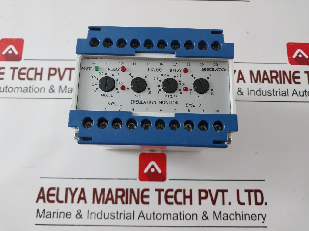 Selco T3200 Insulation Monitor T3200-01 – Aeliya Marine Tech