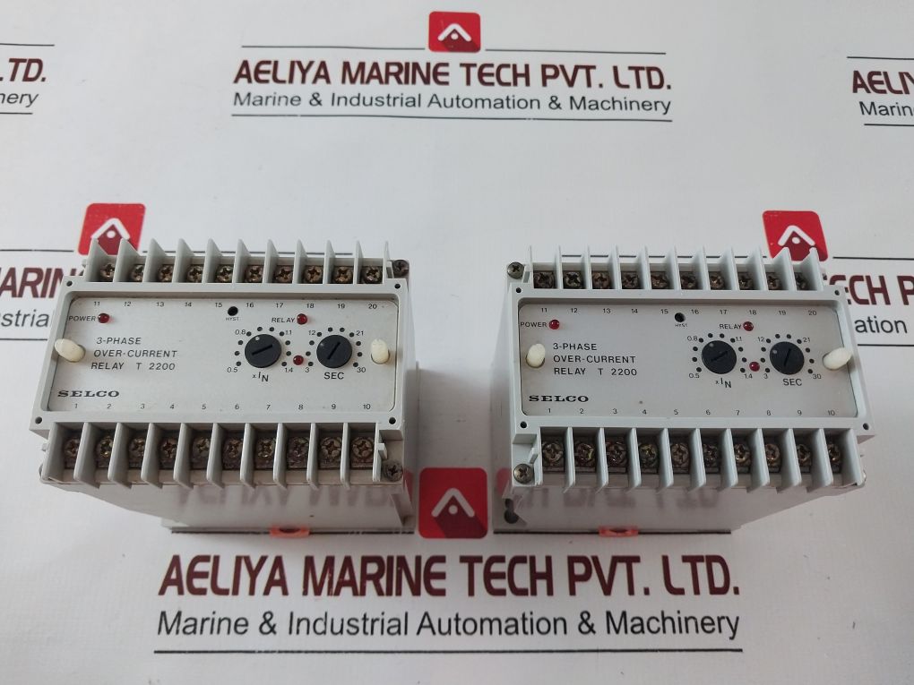 Selco T 2200 3-phase Over-current Relay T 2200-09 – Aeliya Marine Tech