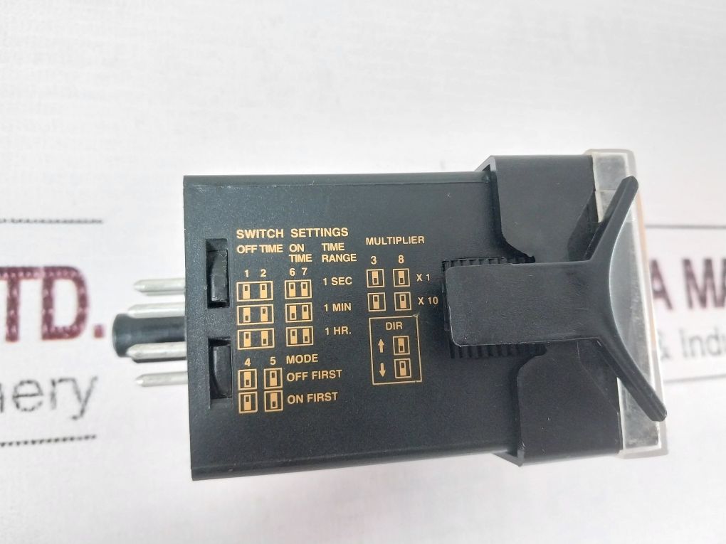 Selec 55Xc-p8 Panel Mounted Timer 5A 230 Vac/24 Vdc – Aeliya Marine Tech