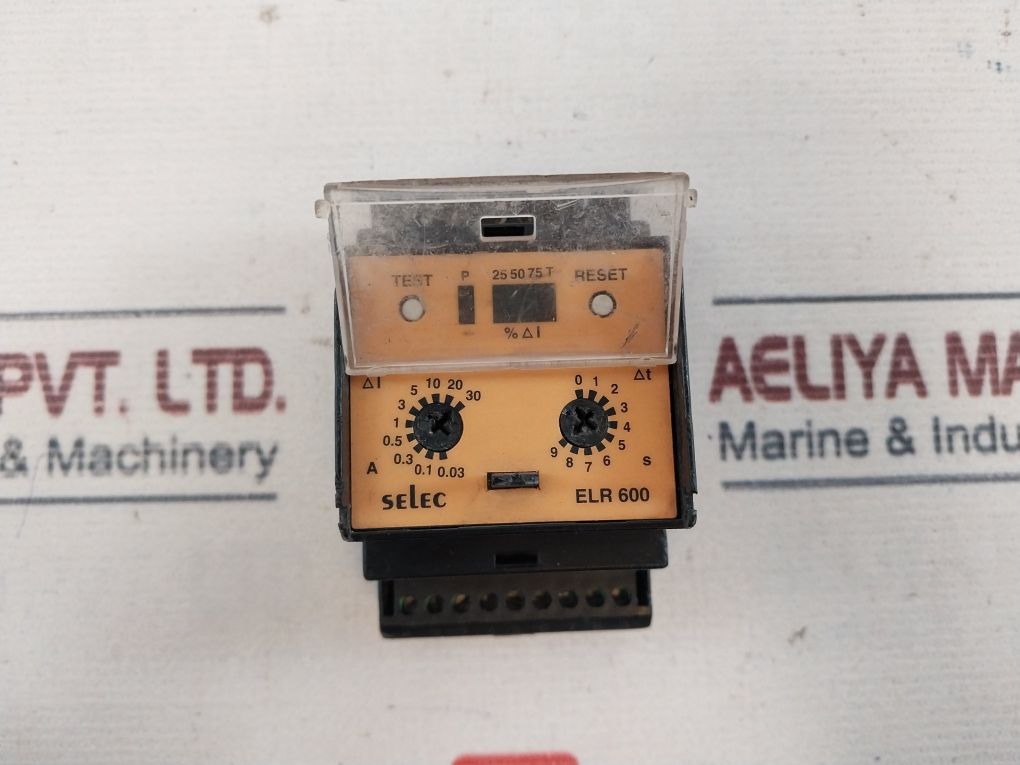 Selec Elr 600 Current Protection Relay – Aeliya Marine Tech