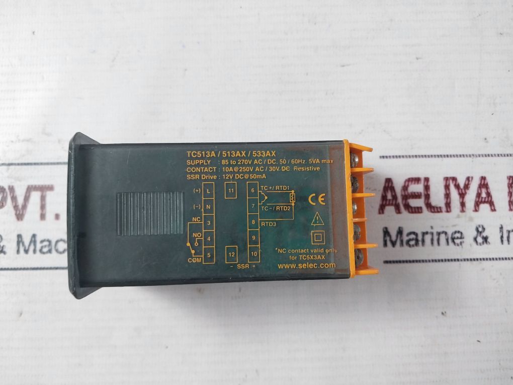 Selec Tc513A Temperature Controller 85 To 270V Ac/Dc 50/60Hz 5Va ...