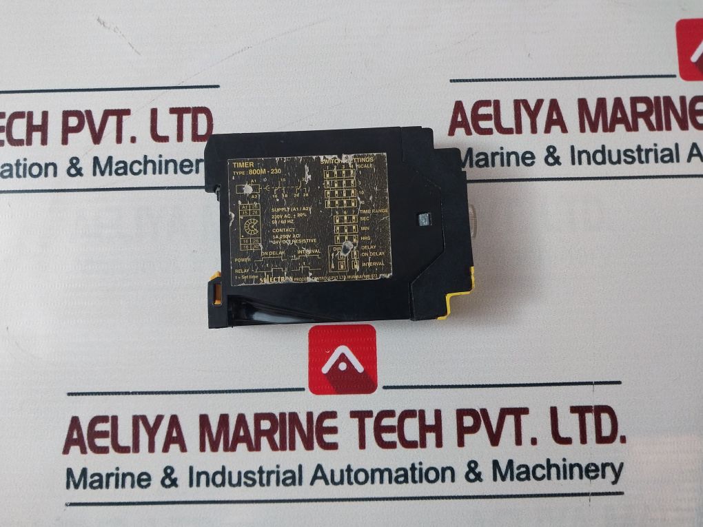 Selectron 800M-230 230V Timer – Aeliya Marine Tech