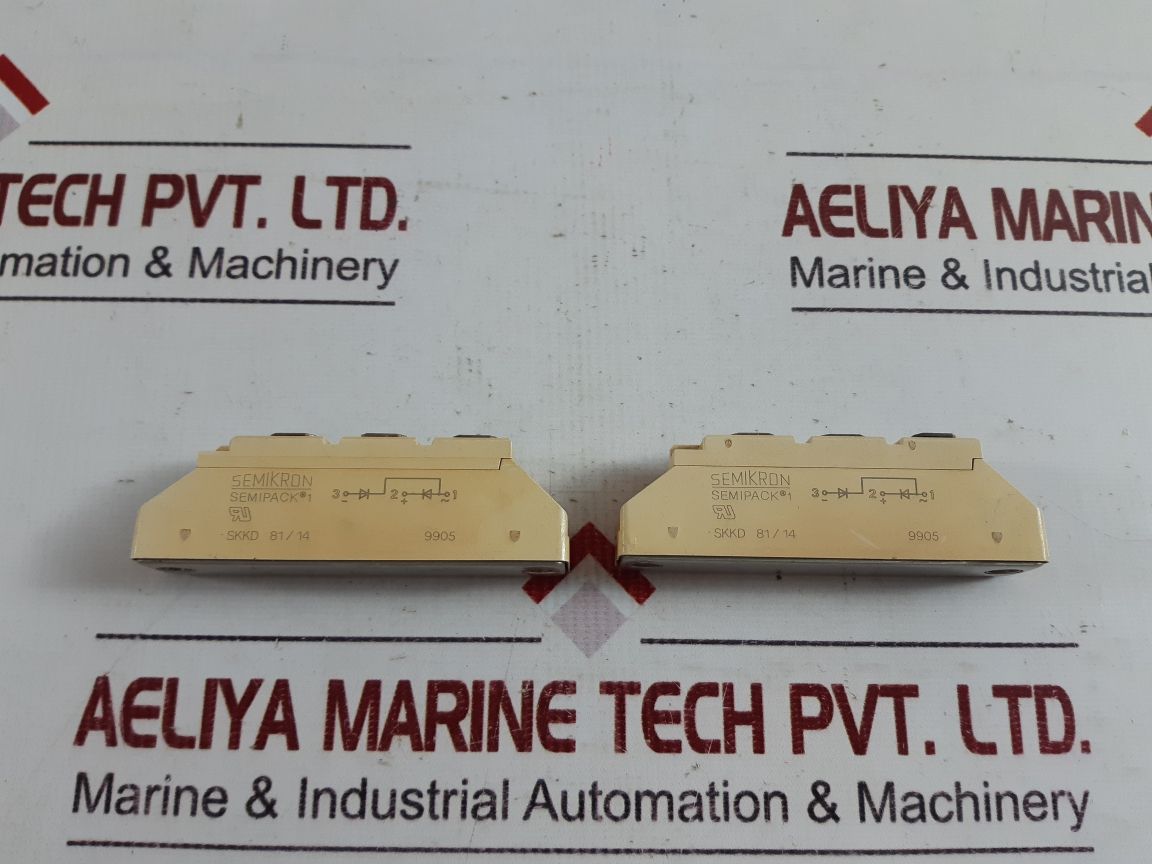 Semikron skkd 81/14 rectifier diode module – Aeliya Marine Tech