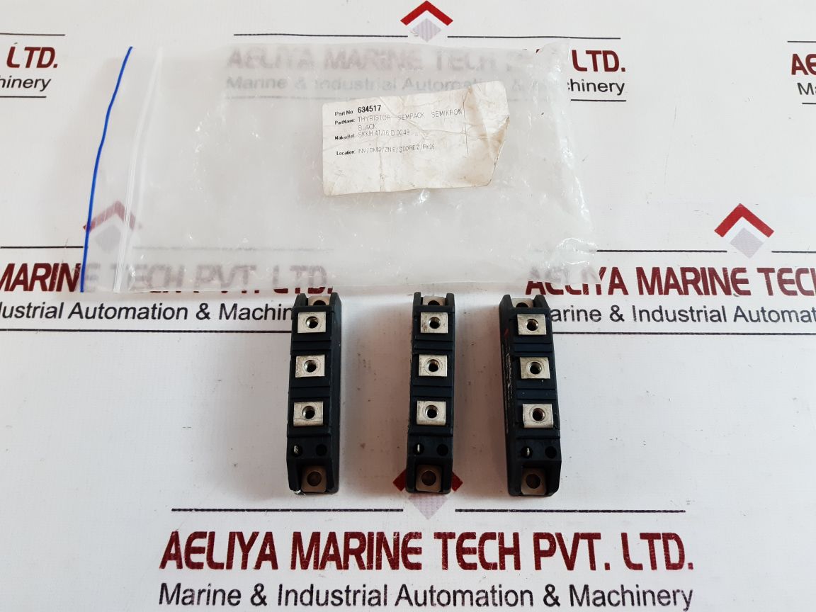 Semikron skkh 41/16 d thyristor module – Aeliya Marine Tech