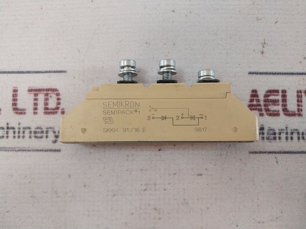 Semikron Skkh 91/16 E Thyristor Module – Aeliya Marine Tech